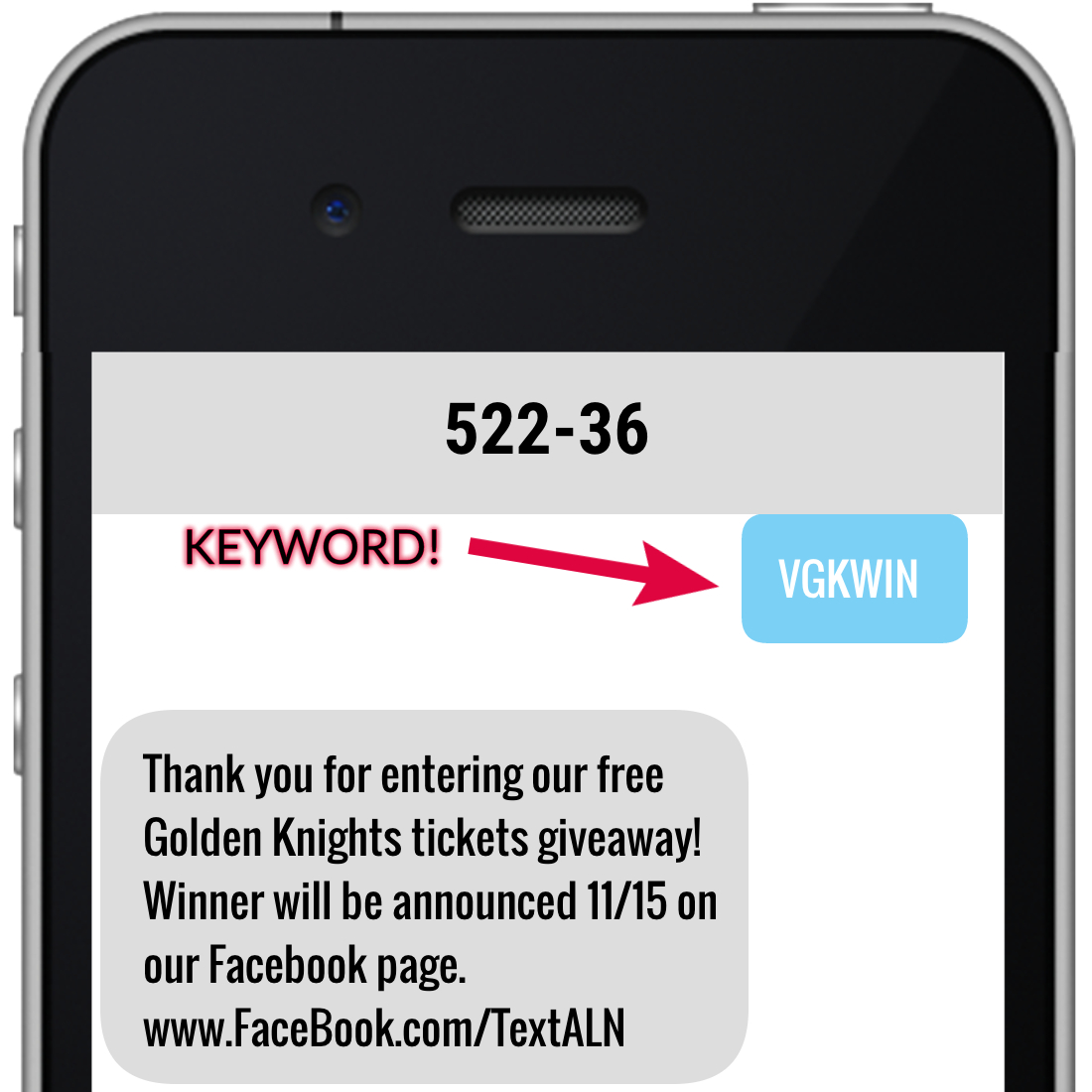 Text to Win – Text ALN